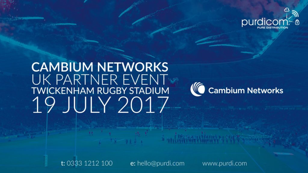 Don't Miss Out - Cambium Networks UK Partner Event - Purdicom Cloud ...