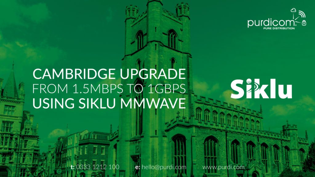 Siklu Links Boost Capacity from 1.5Mbps to 1Gbps in Cambridge ...